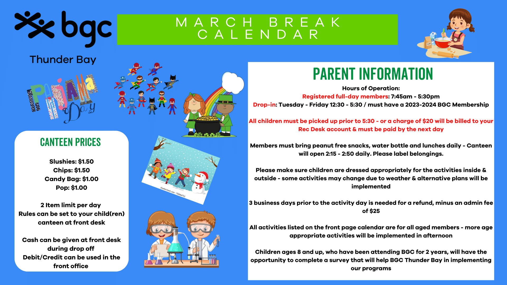 March Break - BGC Thunder Bay